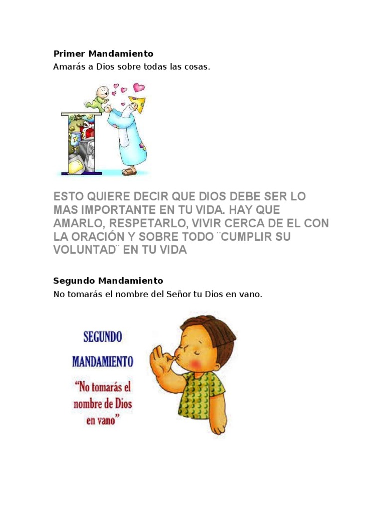 Primer Mandamiento | PDF