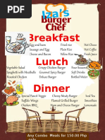 AM PM Snacks Menu Choices | PDF