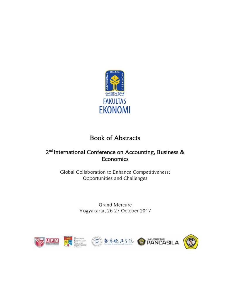 Abstract Book PDF | Download Free PDF | Entrepreneurship | Job Satisfaction