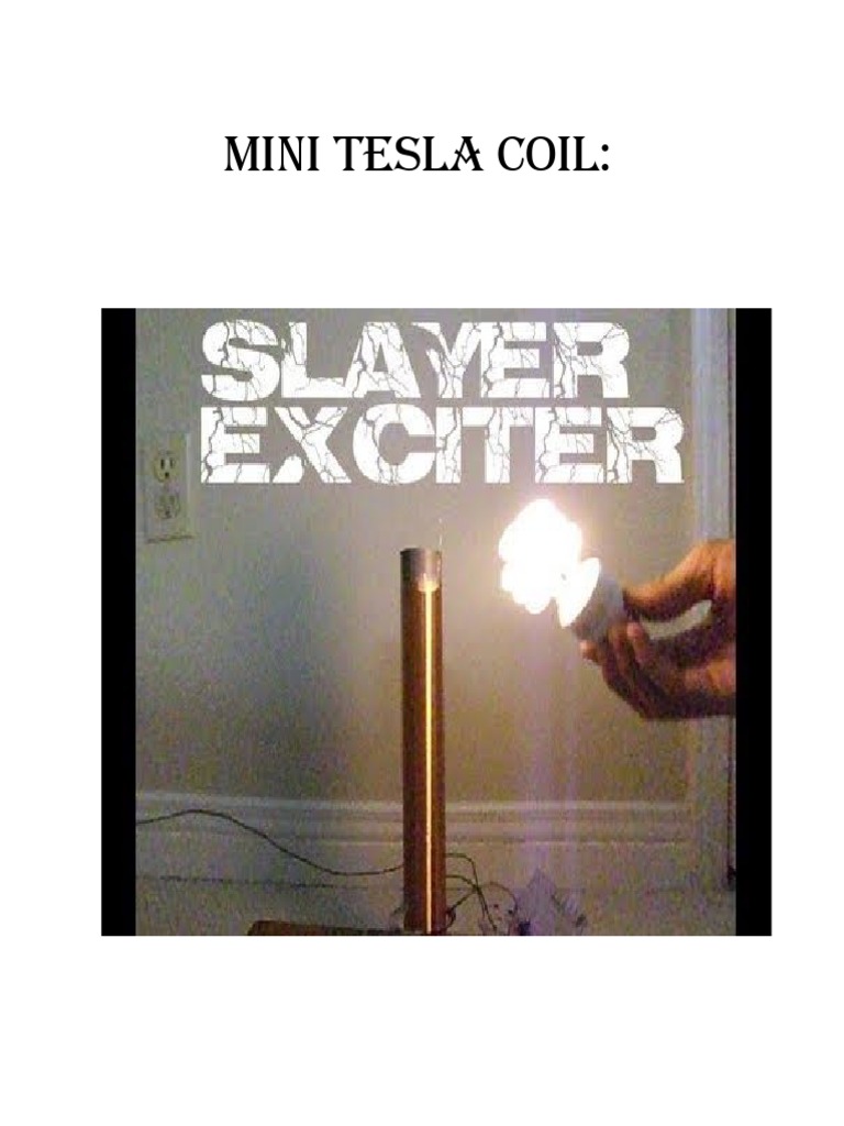 Mini Tesla Coil Project PDF | PDF | Transformer | Electric Power ...