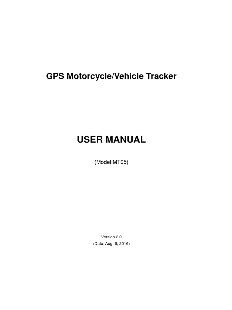 MT05 GPS Tracker Manual PDF | PDF | General Packet Radio Service ...