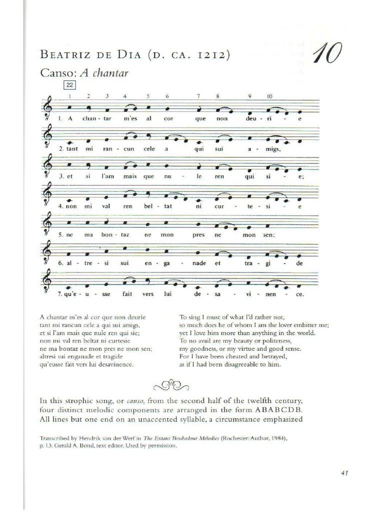 Beatriz de Dia | PDF