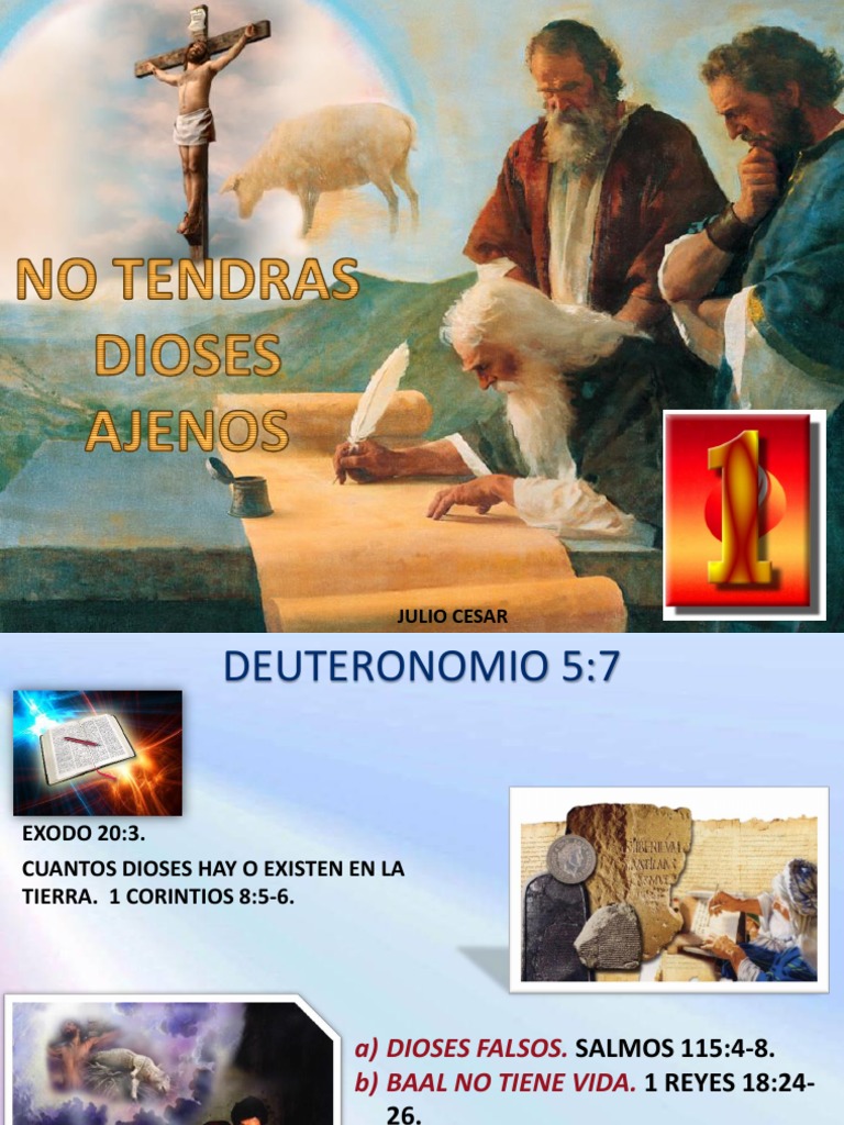 1 No Tendras Dioses Ajenos. | PDF