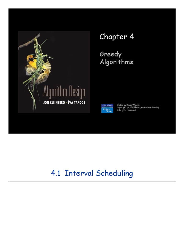 Greedy Algorithms: Slides by Kevin Wayne. All Rights Reserved | PDF ... Greedy Algorithms: Slides by Kevin Wayne. All Rights Reserved | PDF ...