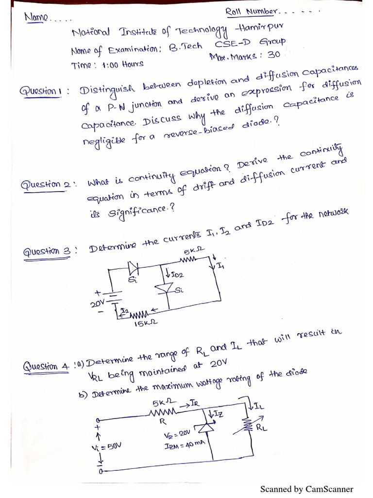 Question Paper With Solution PDF | PDF