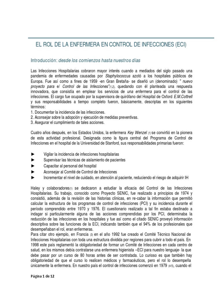 Rol de ECI - Lic. Stella Maimone | PDF | Vigilancia | Seguridad y salud ocupacional