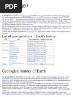Geologic Events Infographic | PDF | Earth Sciences | Geology