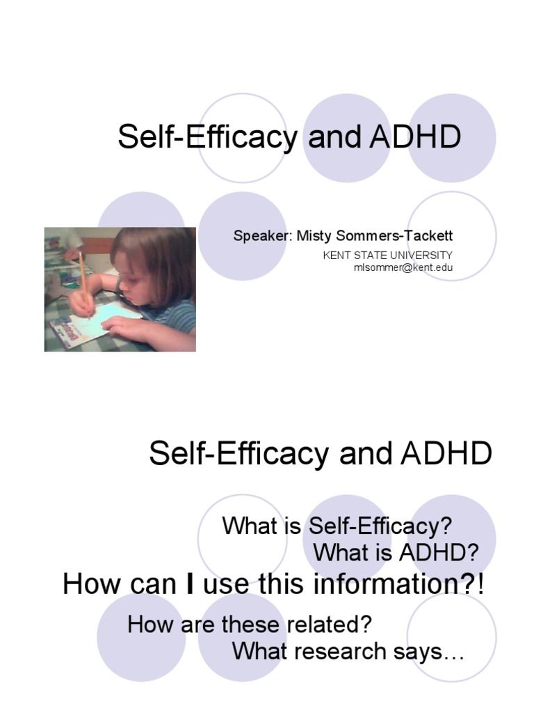 ADHD and Self Efficacy | PDF | Self Efficacy | Attention Deficit ...