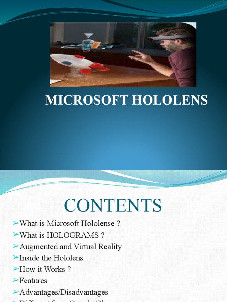 Microsoft Hololens | PDF | Holography | Virtual Reality
