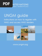 UNOPS eSourcing Vendor Guide 1.7 | PDF | Procurement | Request For Proposal