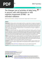 ADCS-ADL Manual | PDF | Recall (Memory) | Cognition