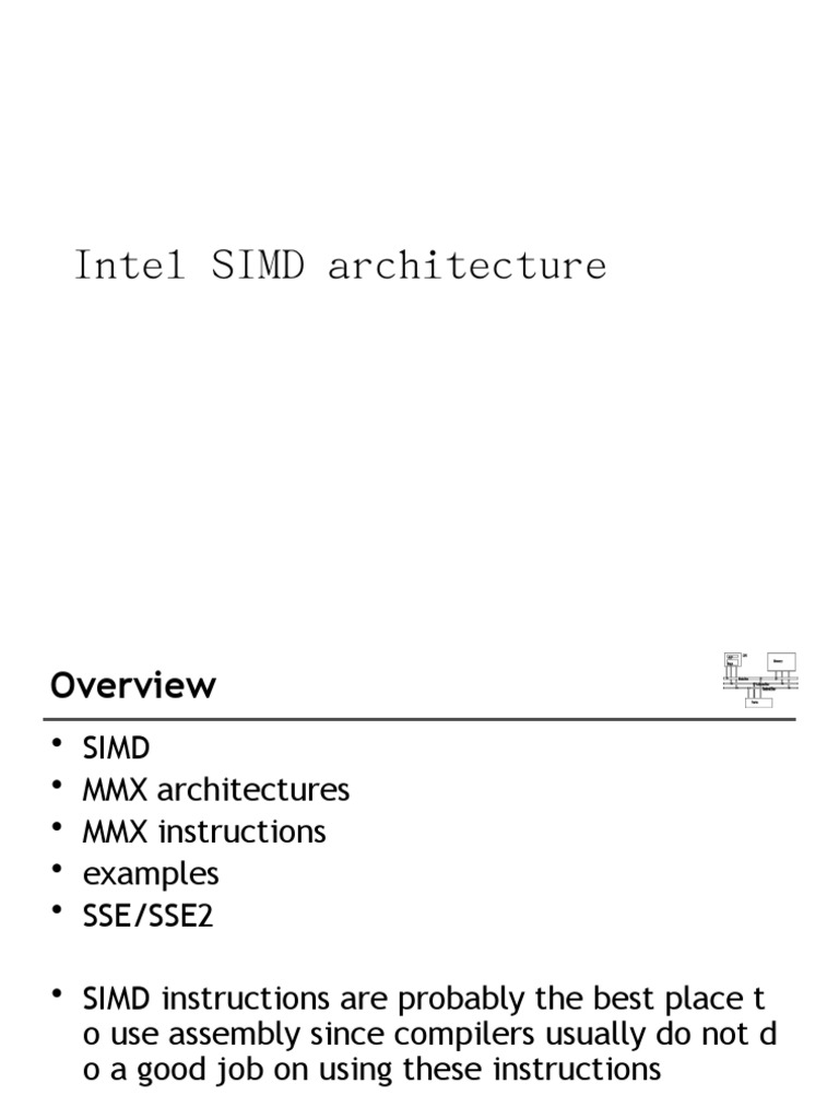 Lec15 x86SIMD | PDF | Computer Architecture | Computer Engineering