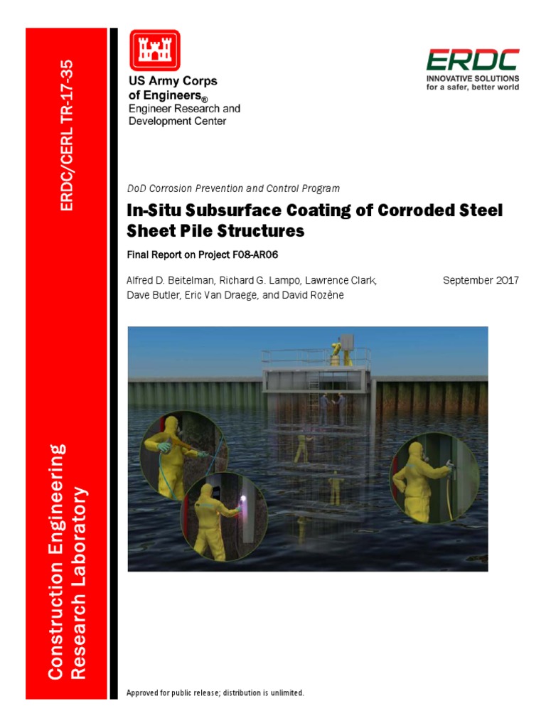 In-Situ Subsurface Coating of Corroded Steel Sheet Pile Structures ...