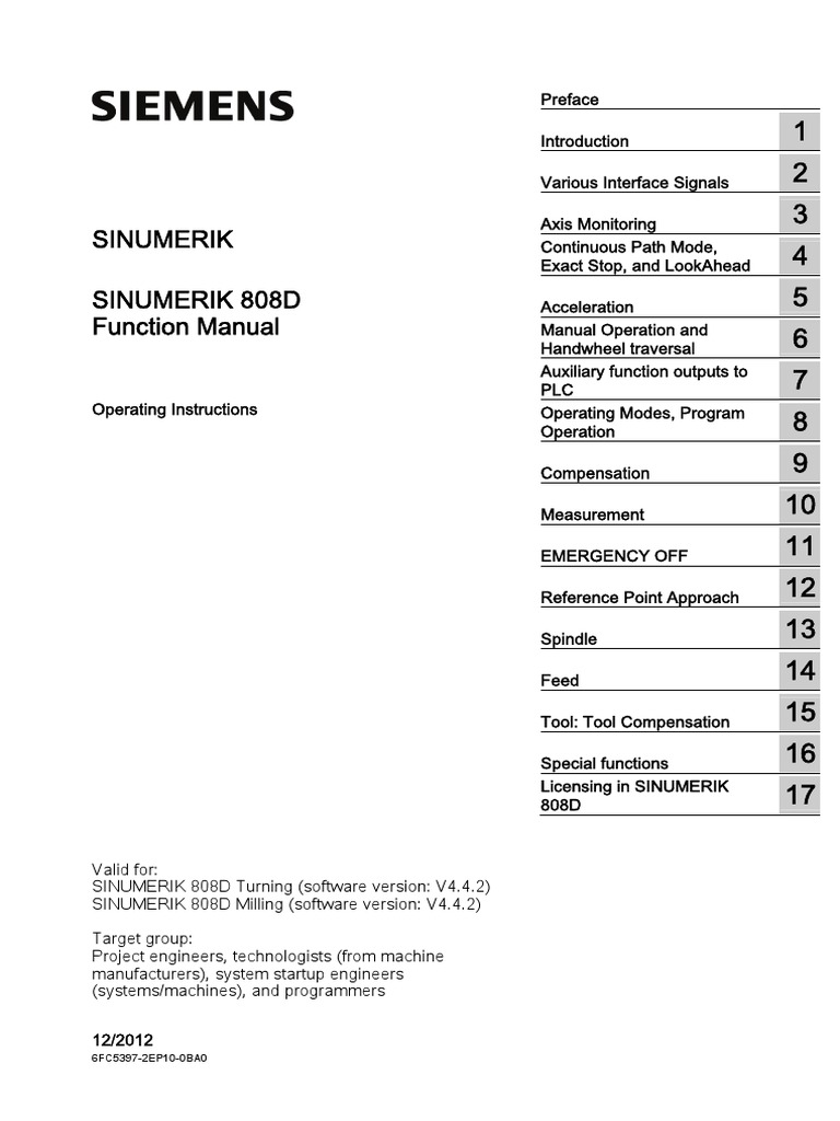 (5-4) 808D Function Manual 1212 en en-US (001-207) | PDF | Subroutine ...