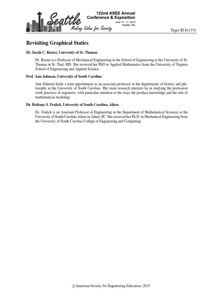 Enhancing Engineering Education with Graphical Statics | PDF | Force ...