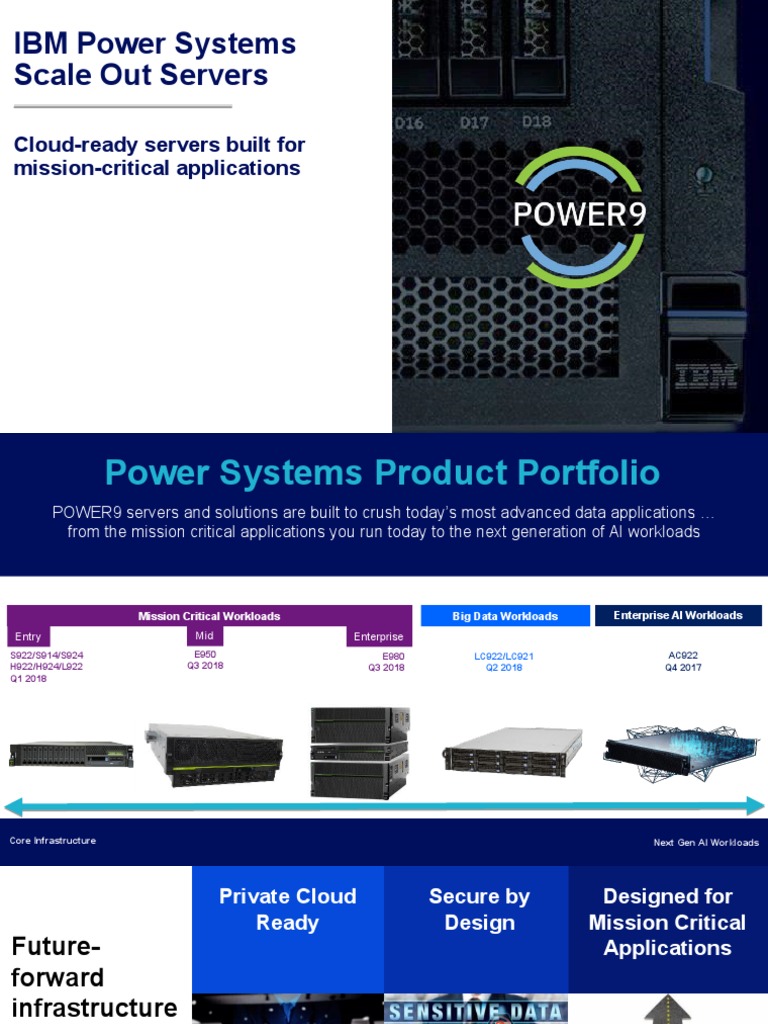 IBM Power 9 Scale Out Servers - Presentation | PDF | Cloud Computing ...