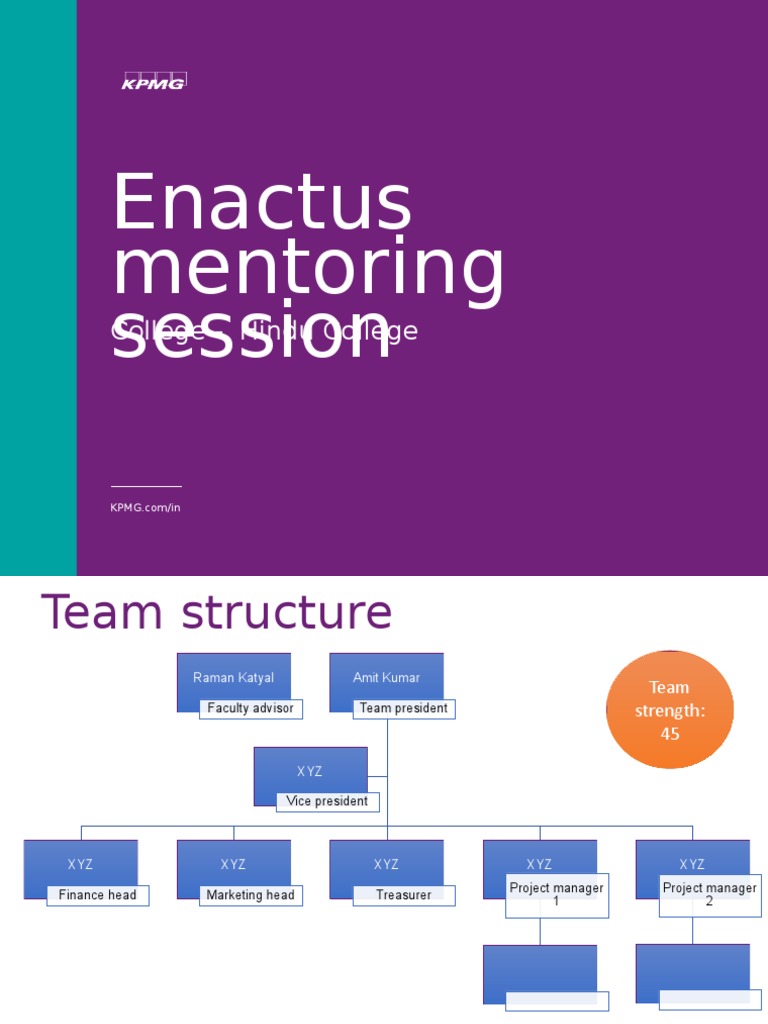 Enactus Mentoring Session Presentation Template - Final | PDF ...