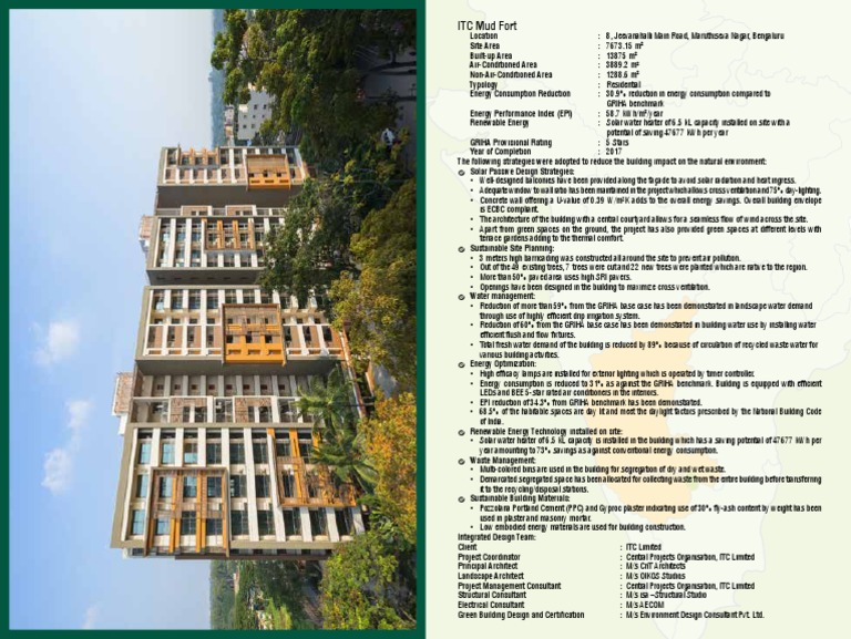 ITC Mud Fort | PDF | Solar Energy | Ventilation (Architecture)