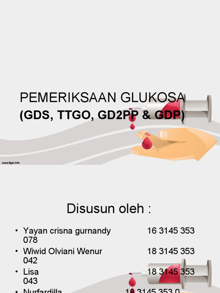 Pemeriksaan Gula Darah: GDS, GDP, GD2PP | PDF