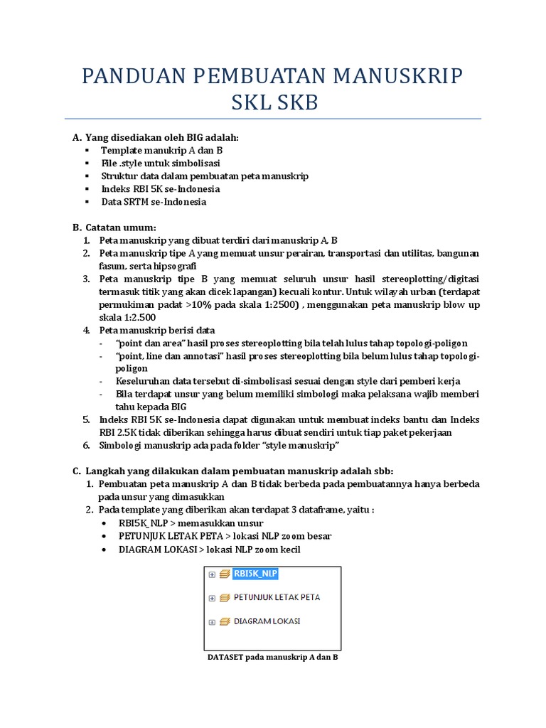 Panduan Pembuatan Manuskrip Skripsi | PDF