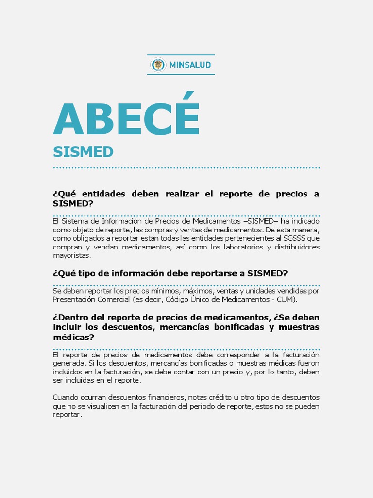 Abece Sismed PDF | PDF | Medicamentos con receta | Business