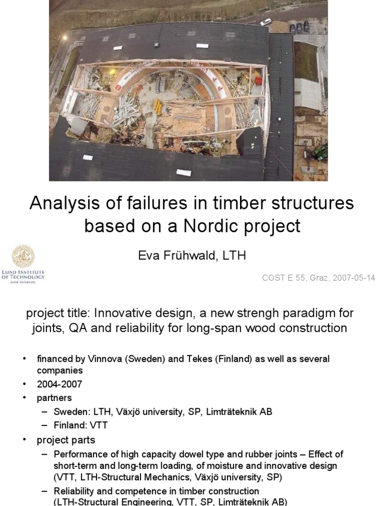 Analysis of Failures in Timber Structures | PDF | Quality Assurance ...