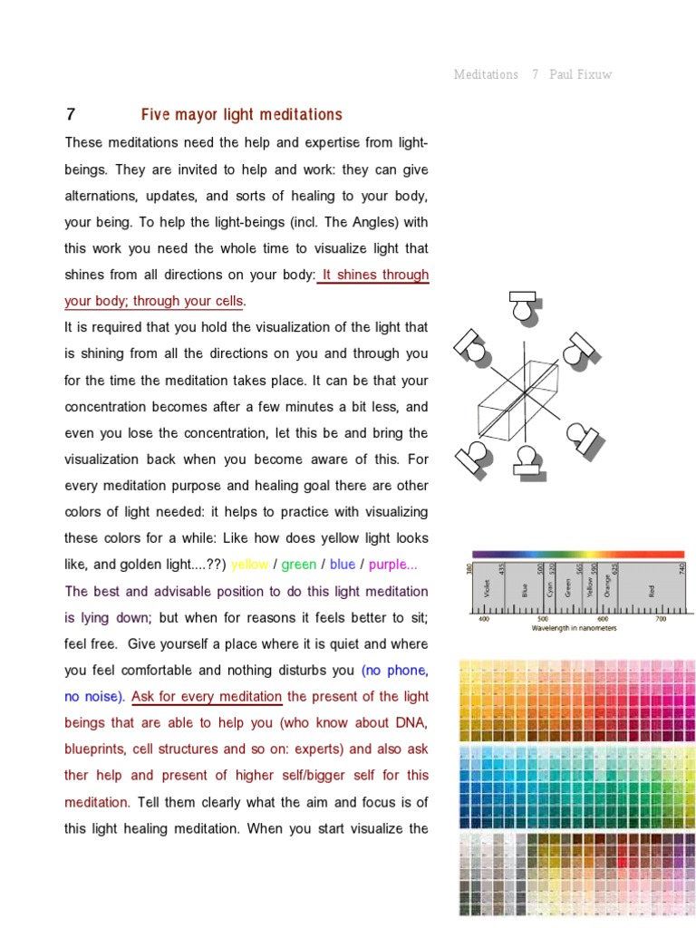 Light Meditation Instructions for Healing the Body, Mind and Spirit ...