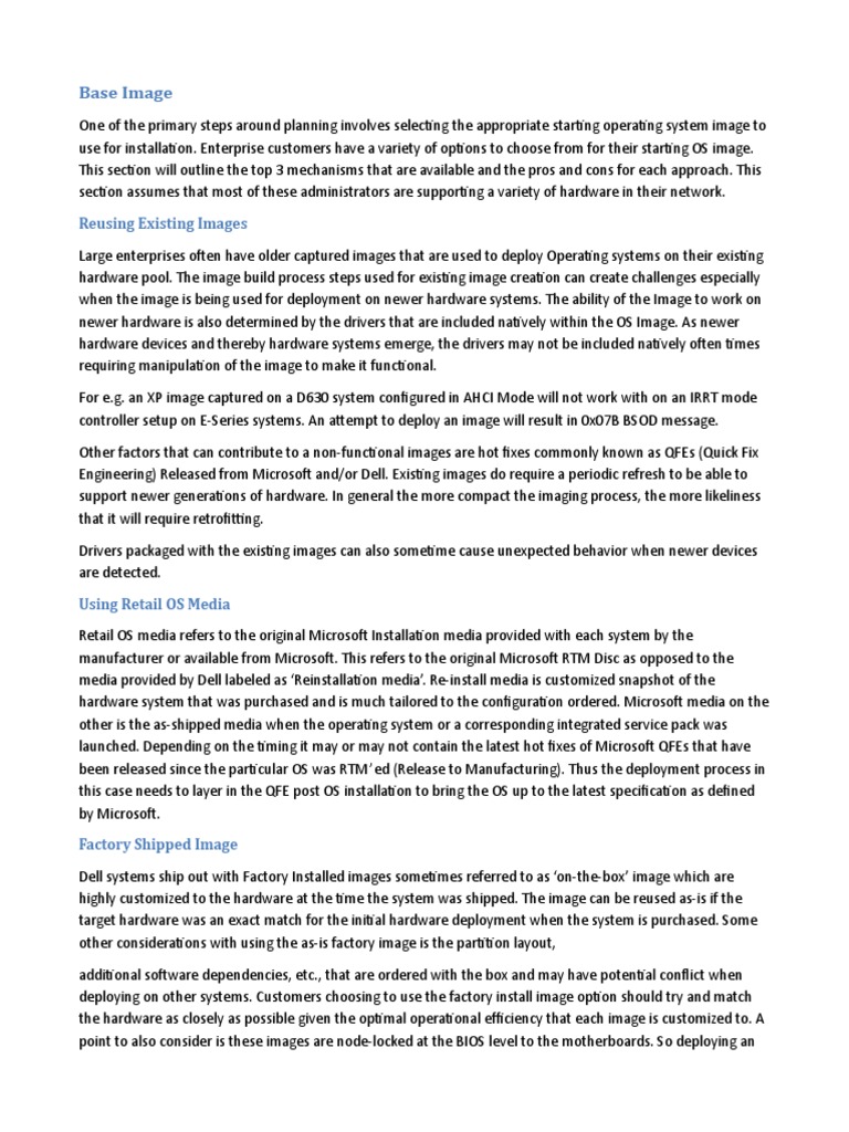 Building Base Image | PDF | Device Driver | Operating System