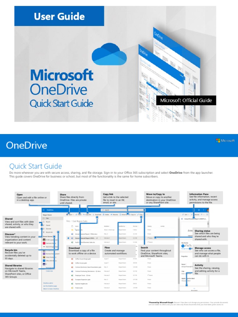 Microsoft OneDrive PDF | PDF | Online And Offline | Computer File