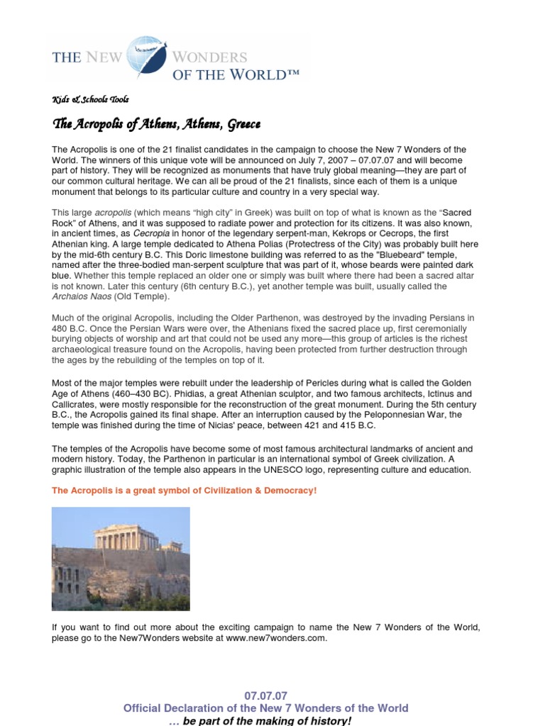 Acropolis | PDF | Ancient Athens | Classical Antiquity