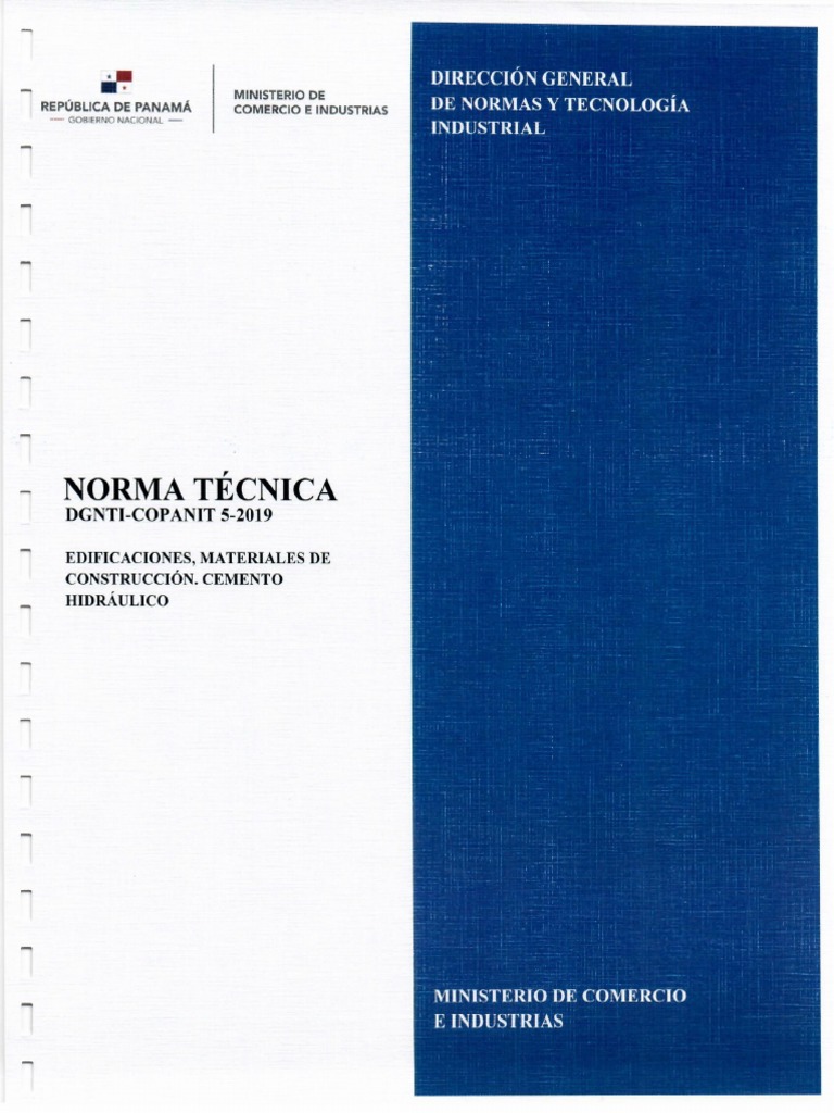 Norma Tècnica DGNTI-COPANIT 5-2019 | PDF