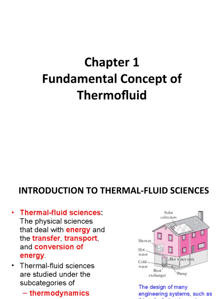 Introduction Thermal Fluid | PDF | Heat | Fluid Dynamics