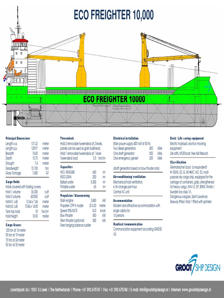 Eco Freighter 10,000: A Versatile and Efficient Bulk Cargo Carrier ...