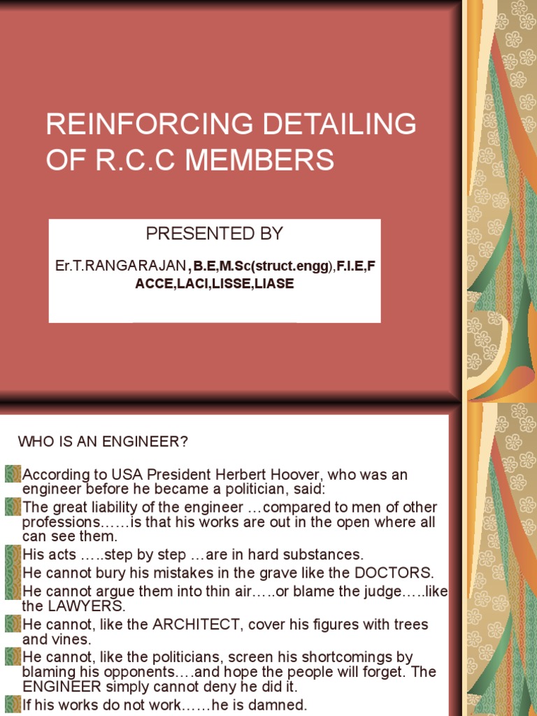 Reinforcing Detailing of RCC Members | Descargar gratis PDF | Beam ...