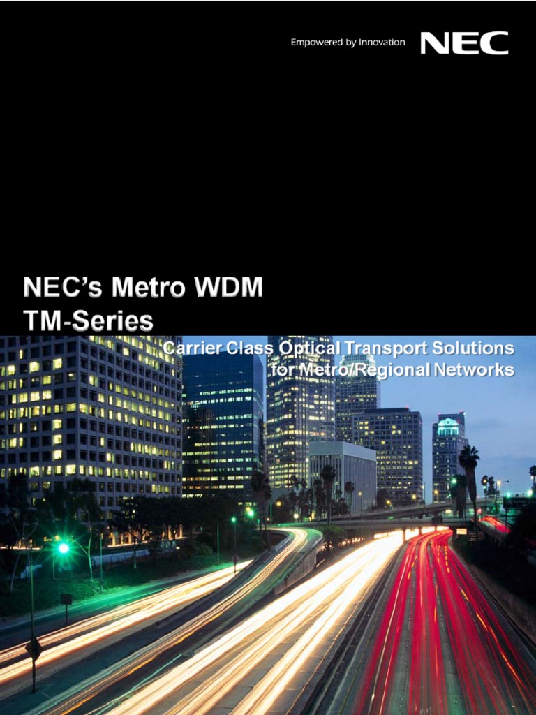 NEC WDM-TM Series | PDF | Wavelength Division Multiplexing ...