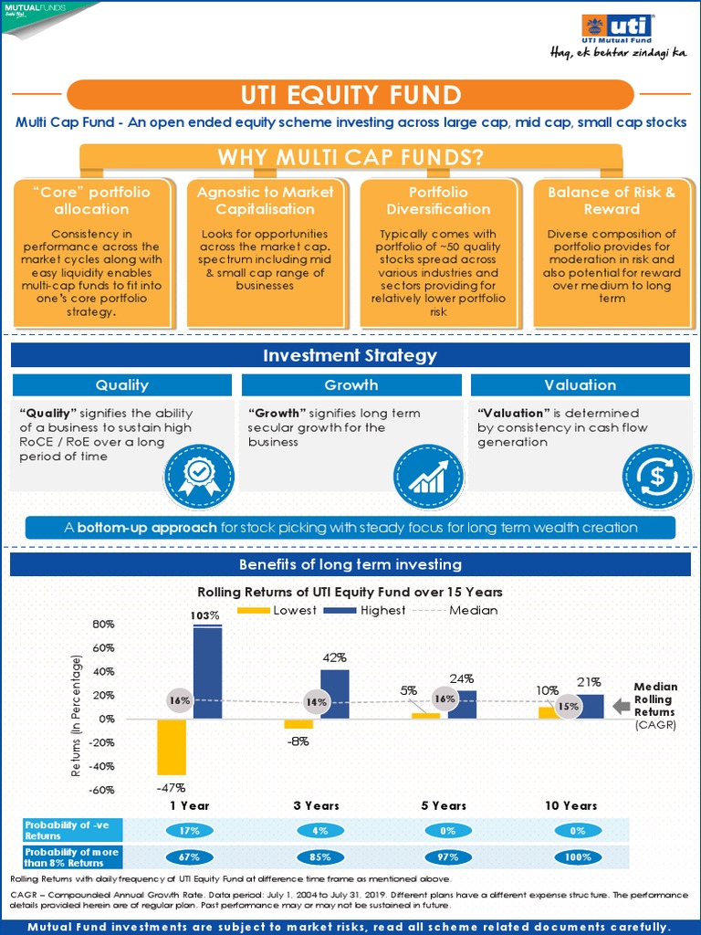 Uti Equity Fund: Why Multi Cap Funds? | PDF | Investment Strategy ...