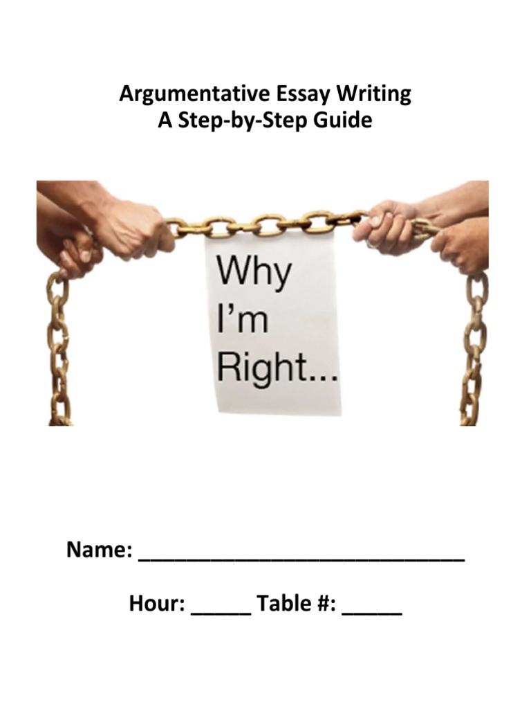 Argumentative Essay Writing A Step-by-Step Guide | PDF | Argument | Essays