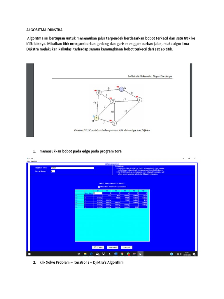 Algoritma Dijkstra | PDF