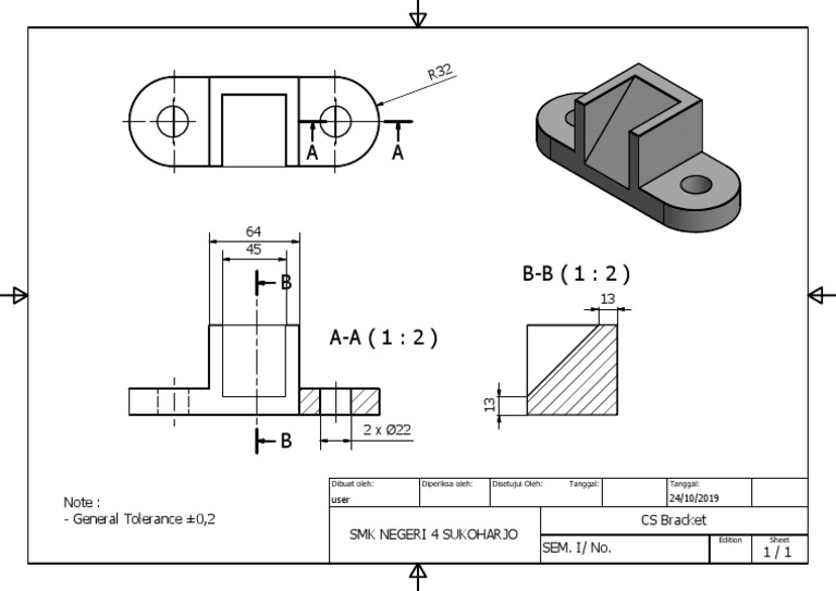 Job 1 Cs Bracket PDF | PDF