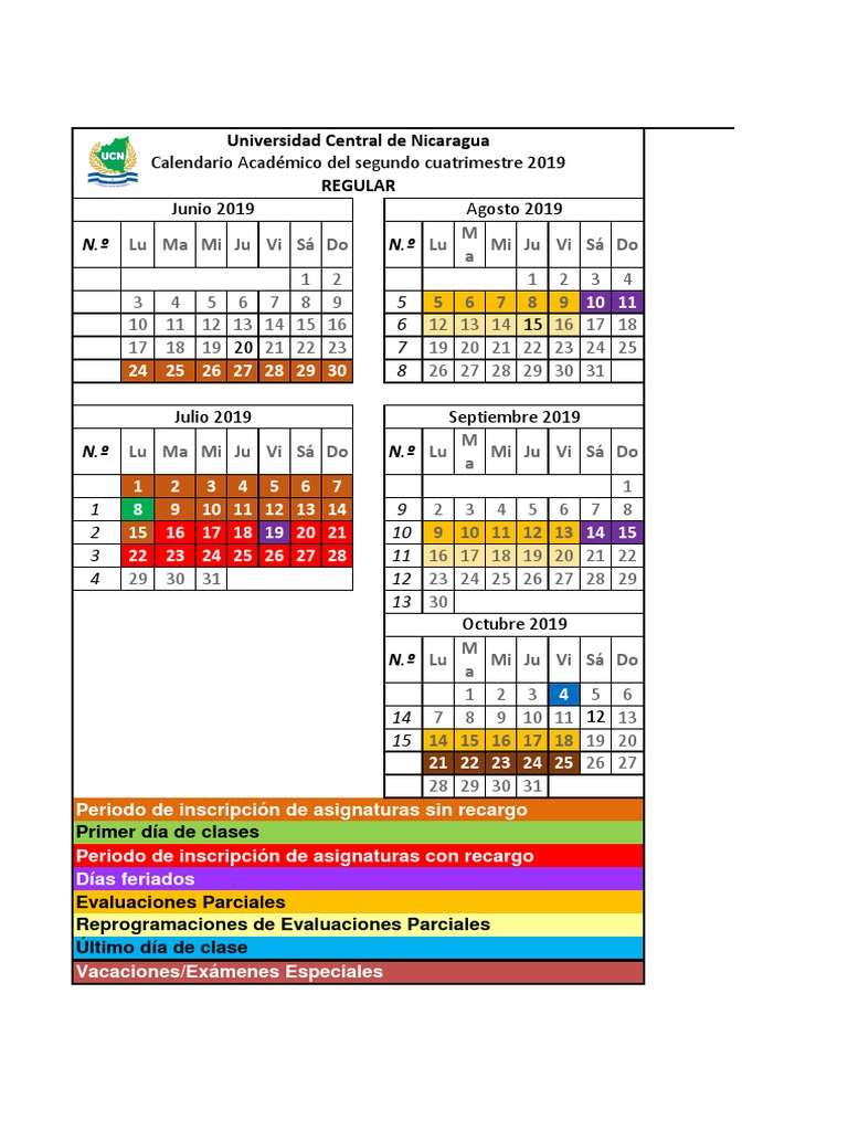 UCN Calendario IIC 2019 | PDF | Violencia | Agitación