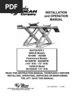 2 Post Lifter - Manual | PDF | Elevator | Manufactured Goods