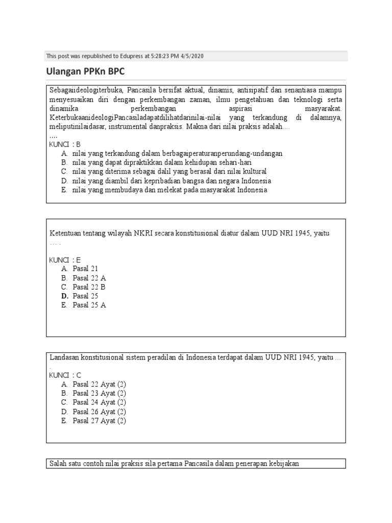 Contoh Soal Word | PDF