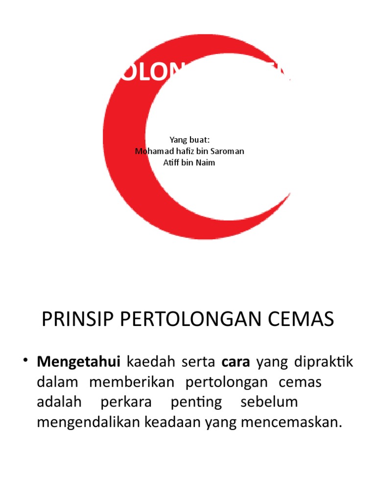 Prinsip Pertolongan Cemas | PDF