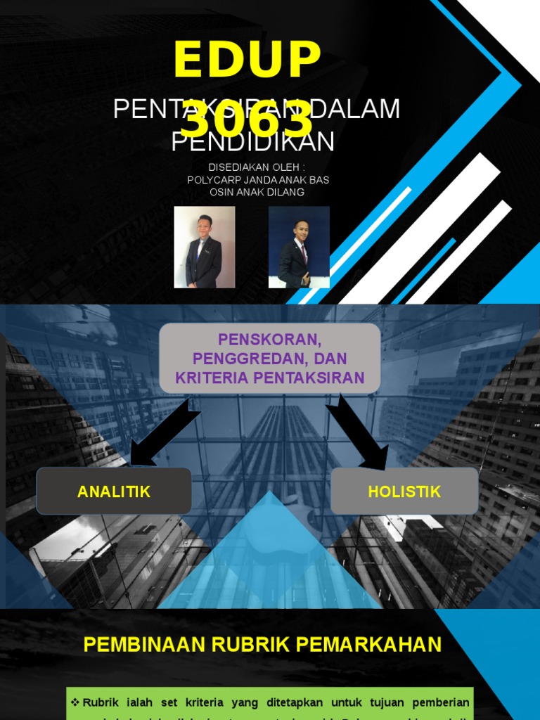 Tutorial Edup 3063 Sem 4 | PDF