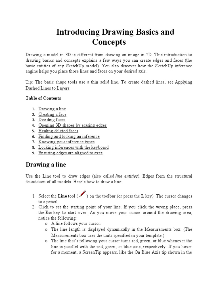 Introducing Drawing Basics and Concepts | PDF | Circle | Rectangle