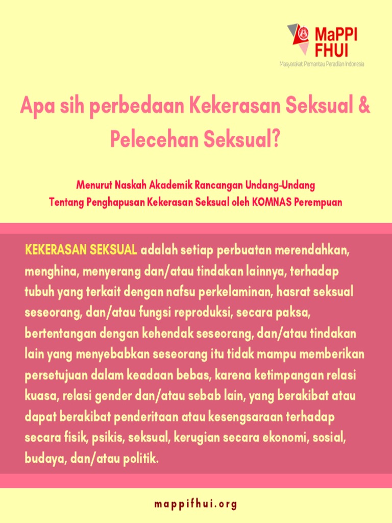 MaPPI FHUI Kekerasan Seksual PDF | PDF