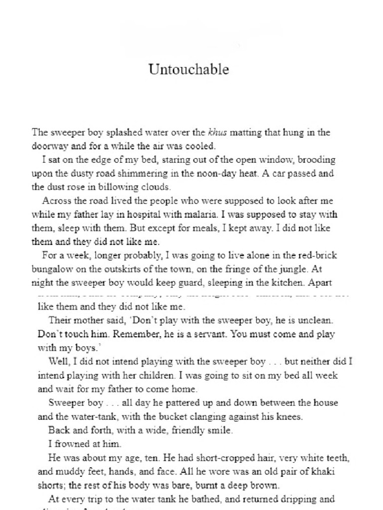 Untouchable | PDF