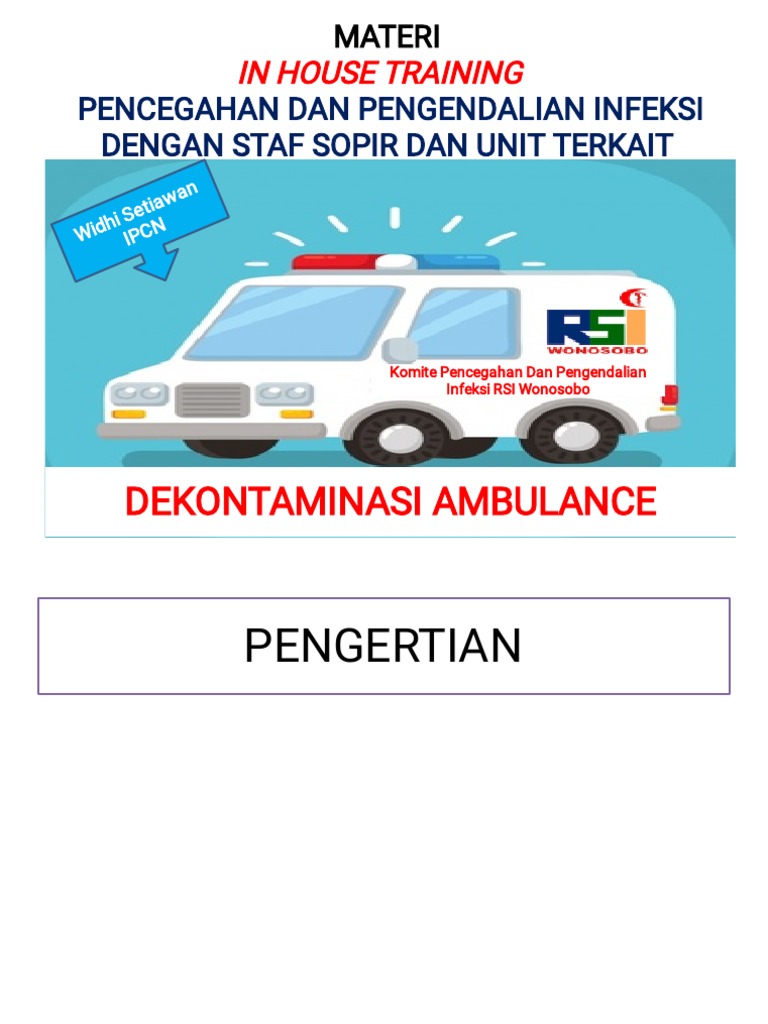 Dekontaminasi Ambulance-1 | PDF | Sains & Matematika