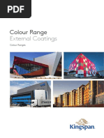 Kingspan Insulated Panels Color Chart en Us Ca | PDF | Coating ...