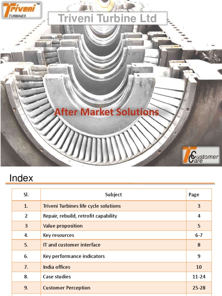 Presentation - Triveni Turbines-Refurbishing | PDF | Turbine | Mechanical Engineering